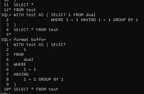 Sqlcl Command Format File Not Work Issue Mickeypearce Vscode Oracle Format Github