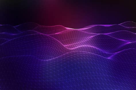 Free Vector Gradient Abstract Wireframe Background