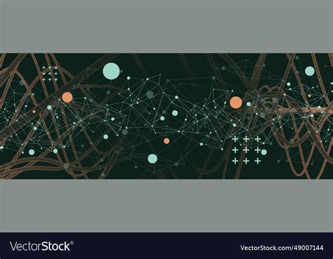 Abstract Background With A Wireframe Dynamic Vector Image