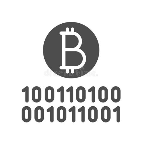Bitcoin Digital Money Silhouette Vector Icon Stock Vector Illustration Of Finance Icon 260347636