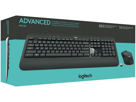 Kit Teclado E Mouse Sem Fio Logitech Mk540 Advanced Kit Teclado E Mouse Magazine Luiza