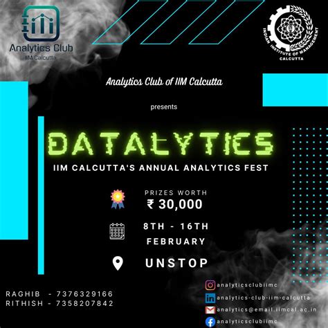 Analytics Club Iim Calcutta On Linkedin Business Dataanalytics Iimc Analytics Joka