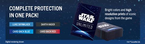 Star Wars Unlimited Luke Skywalker Double Sleeving Pack