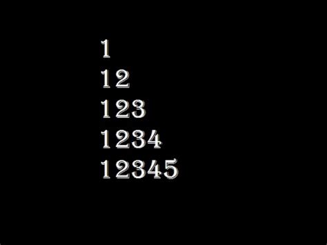 C Program To Display Half Pyramid Using Numbers YouTube