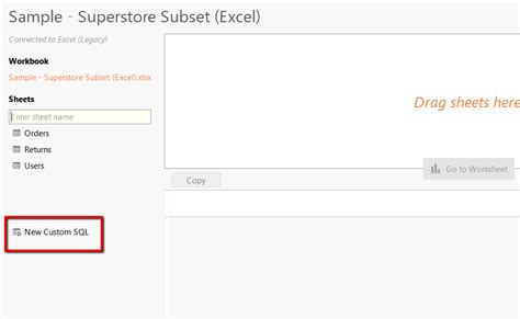 Custom Sql In Tableau 82 Interworks