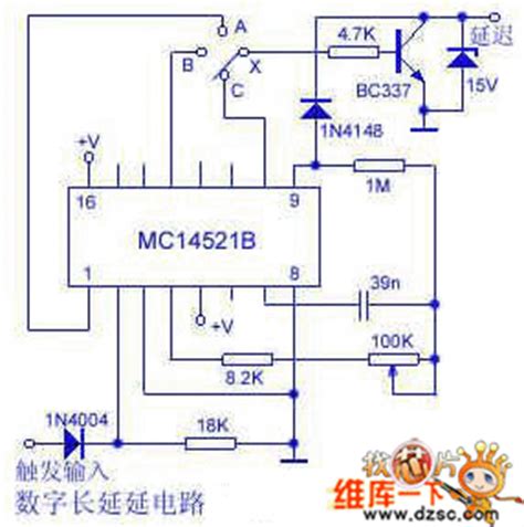 Digital Long Time Delay Circuit Amplifier Circuit Circuit Diagram SeekIC