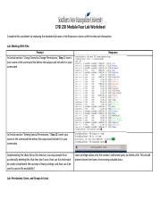 CYB Module Four Lab Worksheet Docx CYB Module Four Lab Worksheet Complete This