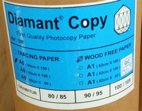 Jual Kertas Plotter A0 150m Diamant Dengan Harga Terbaik Di