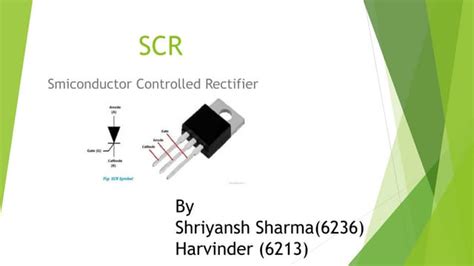 Silicon Controlled Rectifier Scr Pptx