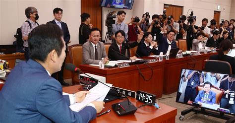 이원석 검찰총장 尹 탄핵 청원 청문회 증인 채택여야는 난타전