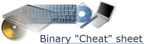 Binary Cheat Sheet