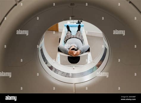 Ct Scan Of Abdominal Of Man In Medical Clinic Man Is Doing Computed Tomography X Ray