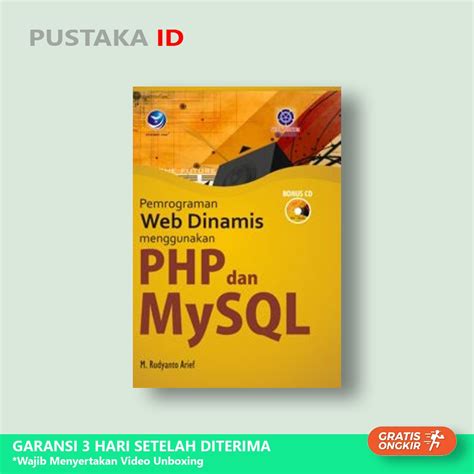 Jual Buku Pemrograman Web Dinamis Menggunakan Php Dan Mysql Cd
