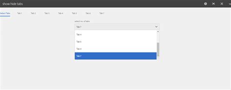Aem Learning Blogs Aem 62 Show Hide Tabs In A Component Touch Ui