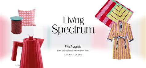 올해의 컬러 비바 마젠타 감도 깊은 취향 셀렉트샵 29cm