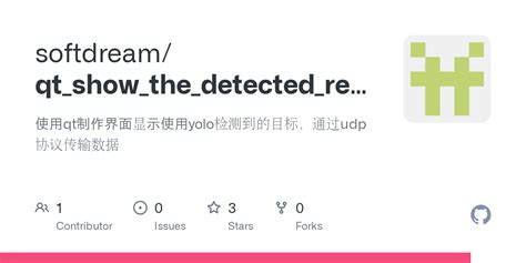 Github Softdream Qt Show The Detected Results Qt Yolo Udp