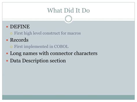 Ppt Cobol Powerpoint Presentation Free Download Id1907890
