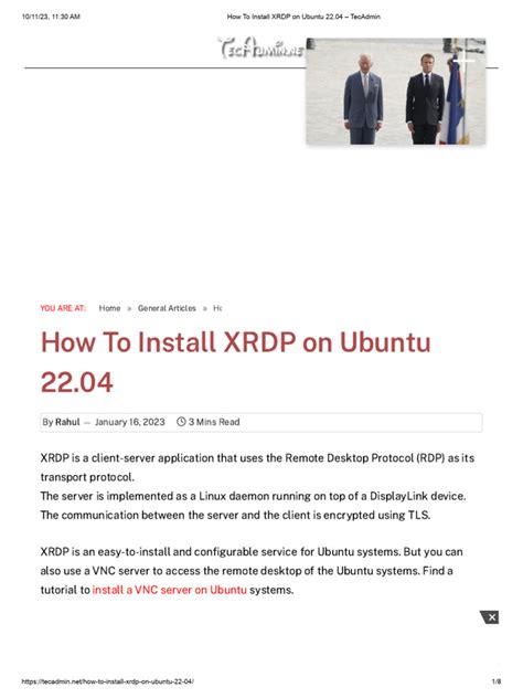 How To Install Xrdp Pdf Network Protocols Computer Engineering