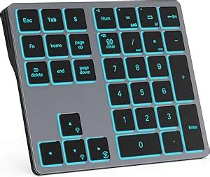 Amazon Com Doohoeek Bluetooth G Usb Wireless Numeric Keypad For Laptops Pc Computers
