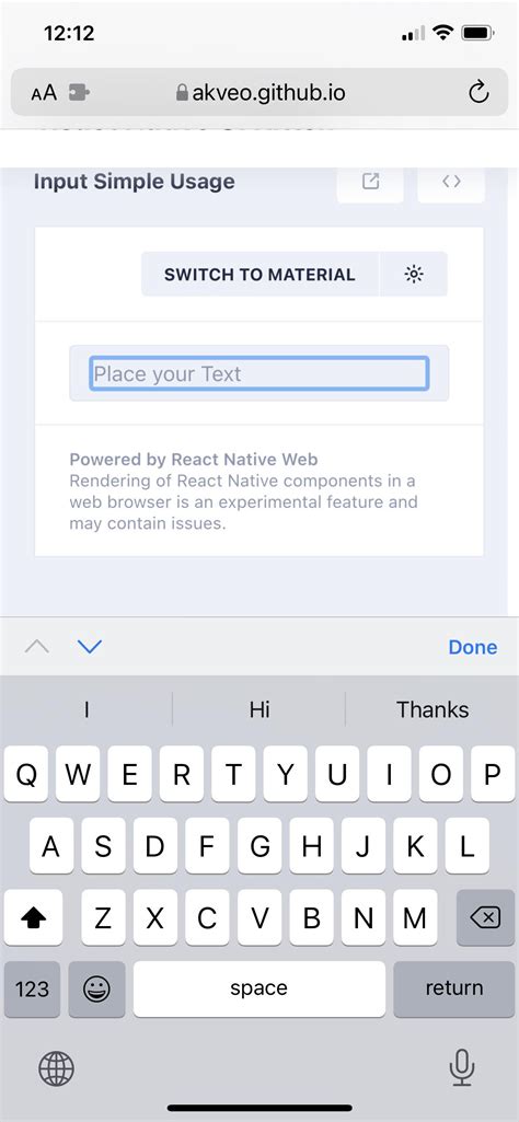 How To Remove Outline In Input Component In IOS Browsers Issue Akveo React Native Ui