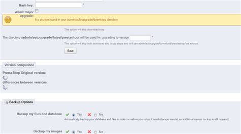 1 Click Upgrade Does Not Work Upgrading Prestashop From A Previous Version Prestashop Forums