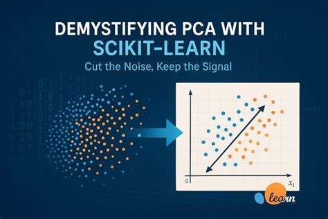Pca Using Scikit Learn Cut The Noise Keep The Signal