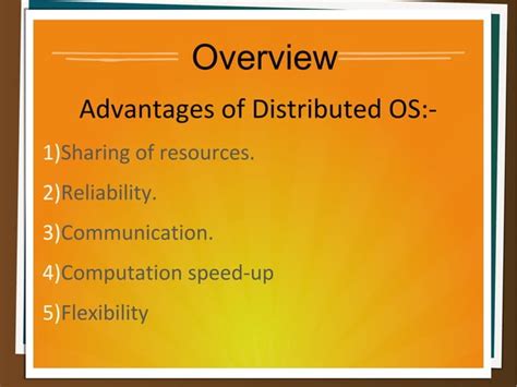 Distributed Operating System Os Odp