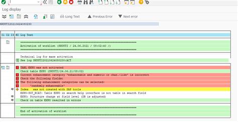 Abap Error While Activating Append Structure In Ekpo Stack Overflow