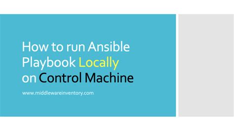 How To Run Ansible Playbook Locally Devops Junction Devops Junction