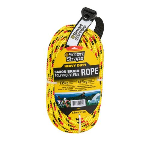 Saxon Polypropylene Rope 95mm X 15m Bulk Pack Of 2
