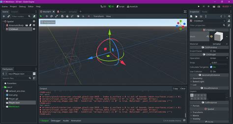 Error Csgmesh Cube Mesh · Issue 63065 · Godotenginegodot · Github