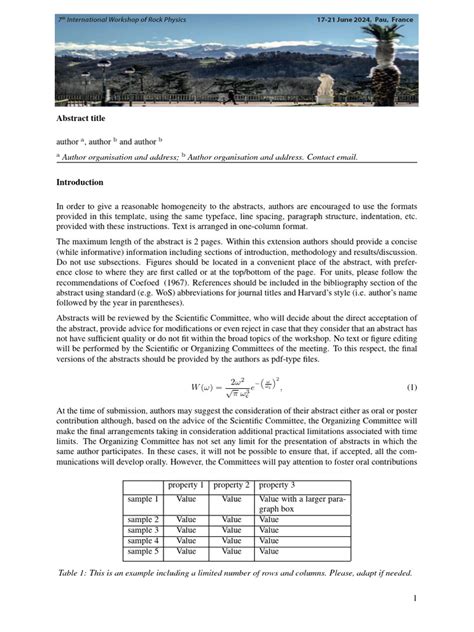 7iwrp Abstract Template Pdf Abstract Summary Methodology