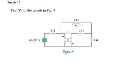 Solved Find Vo In The Circuit In Fig Figure Chegg