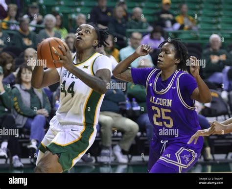 Baylor Forward Dreuna Edwards Scores Past Alcorn State Forward Tyginae