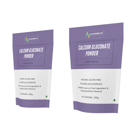 Calcium Gluconate Powder 500g Food Grade Calcium Gluconate