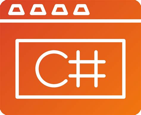 C Sharp Icon Style Vector Art At Vecteezy