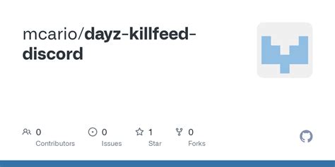 GitHub Mcario Dayz Killfeed Discord