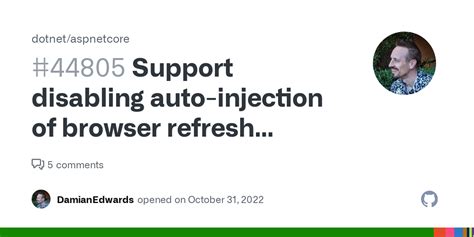 Support Disabling Auto Injection Of Browser Refresh Javascript Via Launch Profile Property