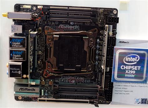 Asrock X299 E Itx Primera Placa Base Itx Para El Socket Lga 2066