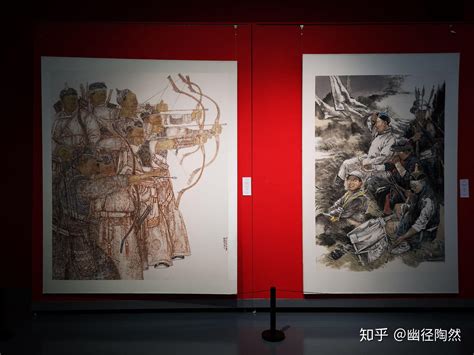 第四届中国民族美术双年展内蒙古巡展开幕 1 知乎