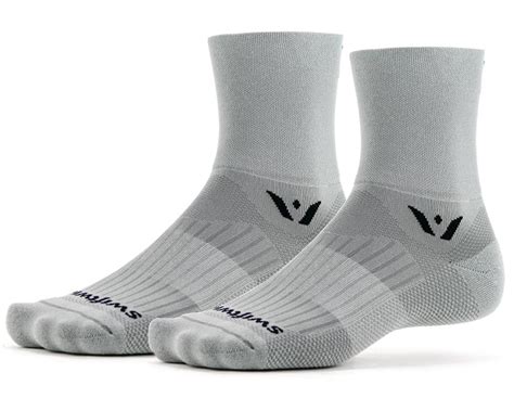 Swiftwick Aspire Four Socks Pewter Performance Bicycle