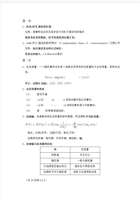信息论与编码 文档之家 信息论与编码 文档之家