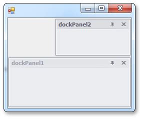 Docking Panels Programmatically Winforms Controls Devexpress Documentation