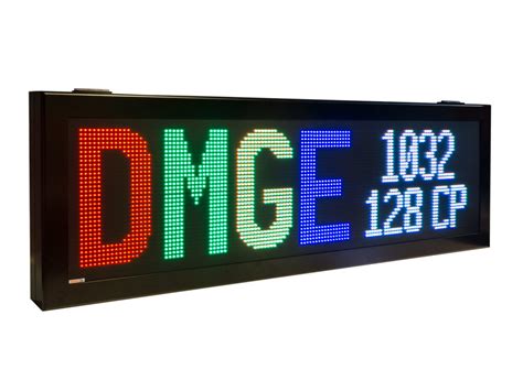 Dot Matrix Display RGB X Pixels DMGE C DITELTEC COM