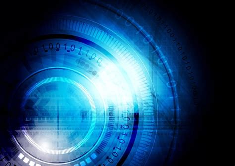 Premium Vector Dark Blue Vector Technology Background