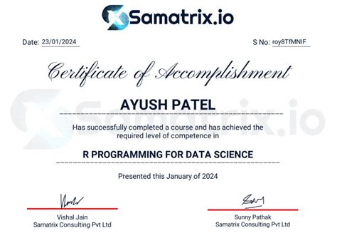 ayush patel on linkedin datascience rprogramming dataanalytics certification techskills