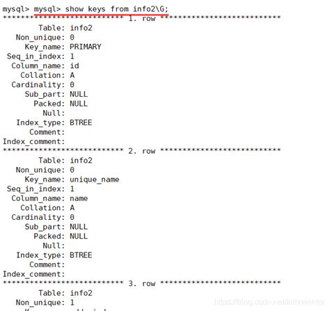 mysql数据库 索引（索引的含义、索引的作用和分类及详细介绍） csdn博客