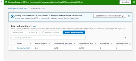 Net Framework から Net への互換性評価と移植支援を行うツール「porting Assistant For Net」が Vbnet をサポートしました