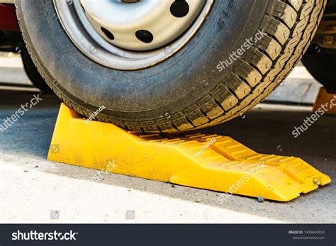 Camper Leveling Yellow Block Use Leveler Stock Photo Shutterstock