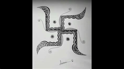 Swastik Mandala Artdoodle Mandala Art Mandala Drawingphotography 😉